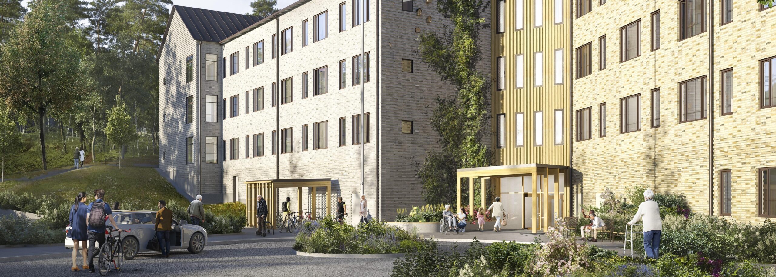 Telge Fastigheter tilldelar Veidekke uppdraget att bygga nytt vård- och omsorgsboende i Lina ...